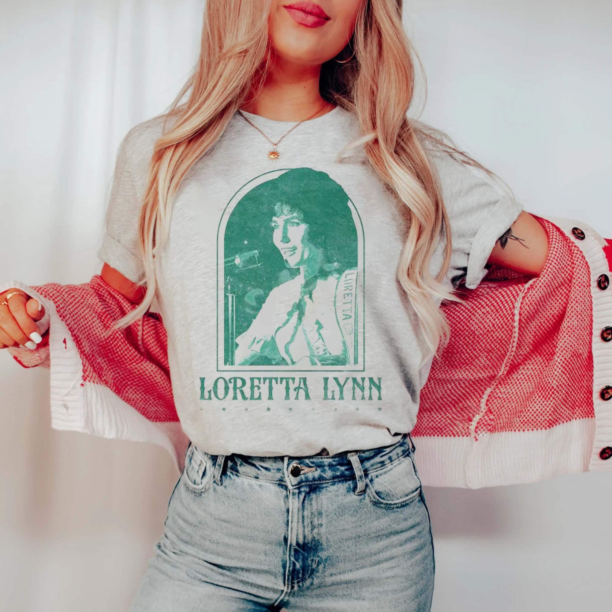 Loretta Lynn Shirt, Vintage Loretta Lynn 90s Shirt, Rip Loretta Lynn ...