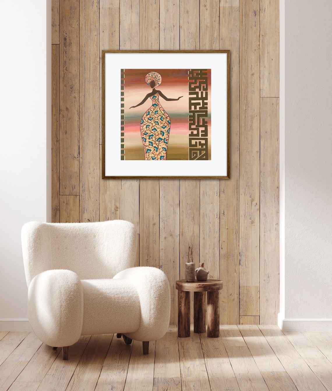 Contemporary African American Art, Black Art Acrylic, Original on ...