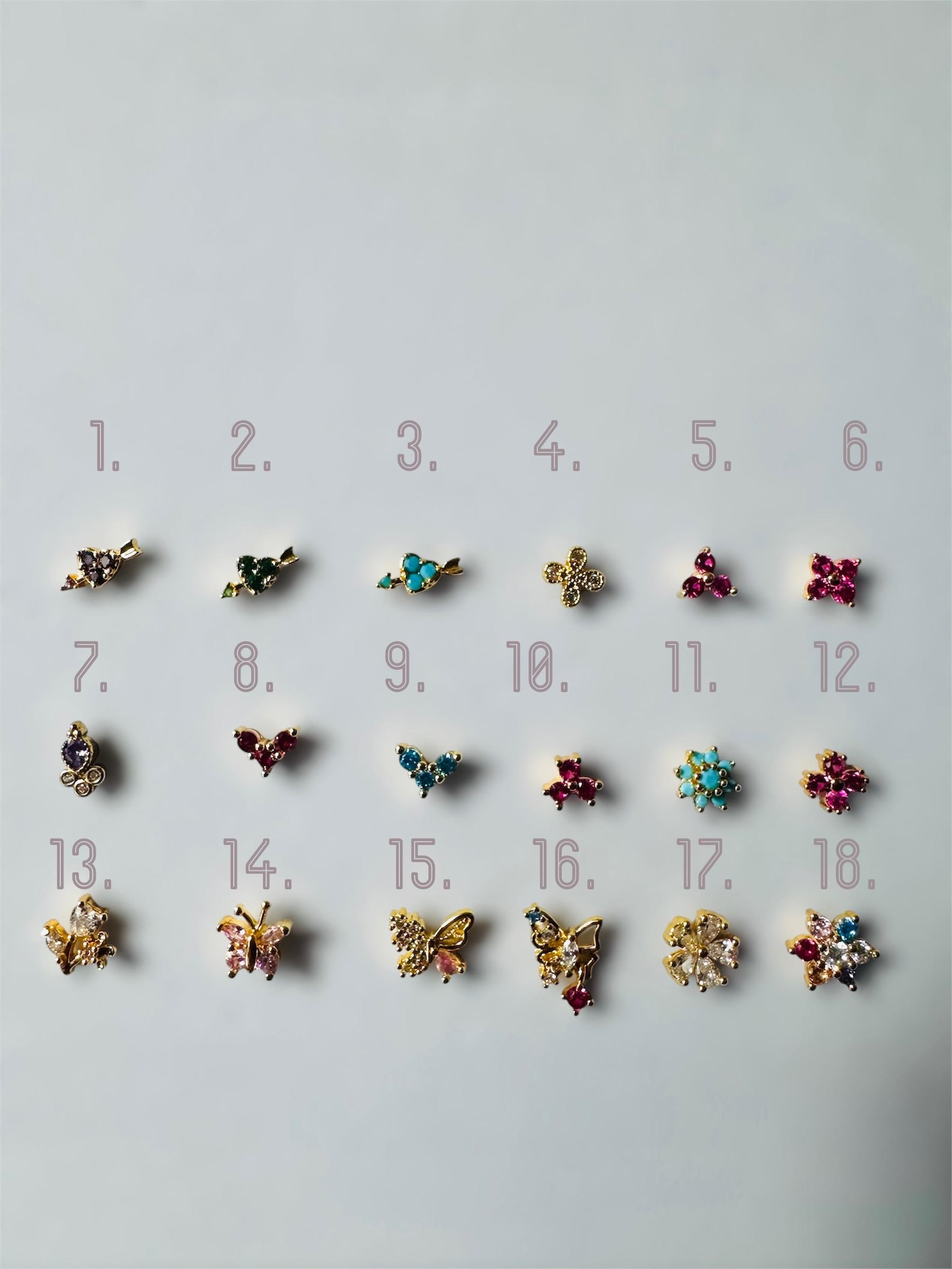 Nose Ring Studs | 20 Gauge L Rod | Gold Plated Stainless Steel - Etsy