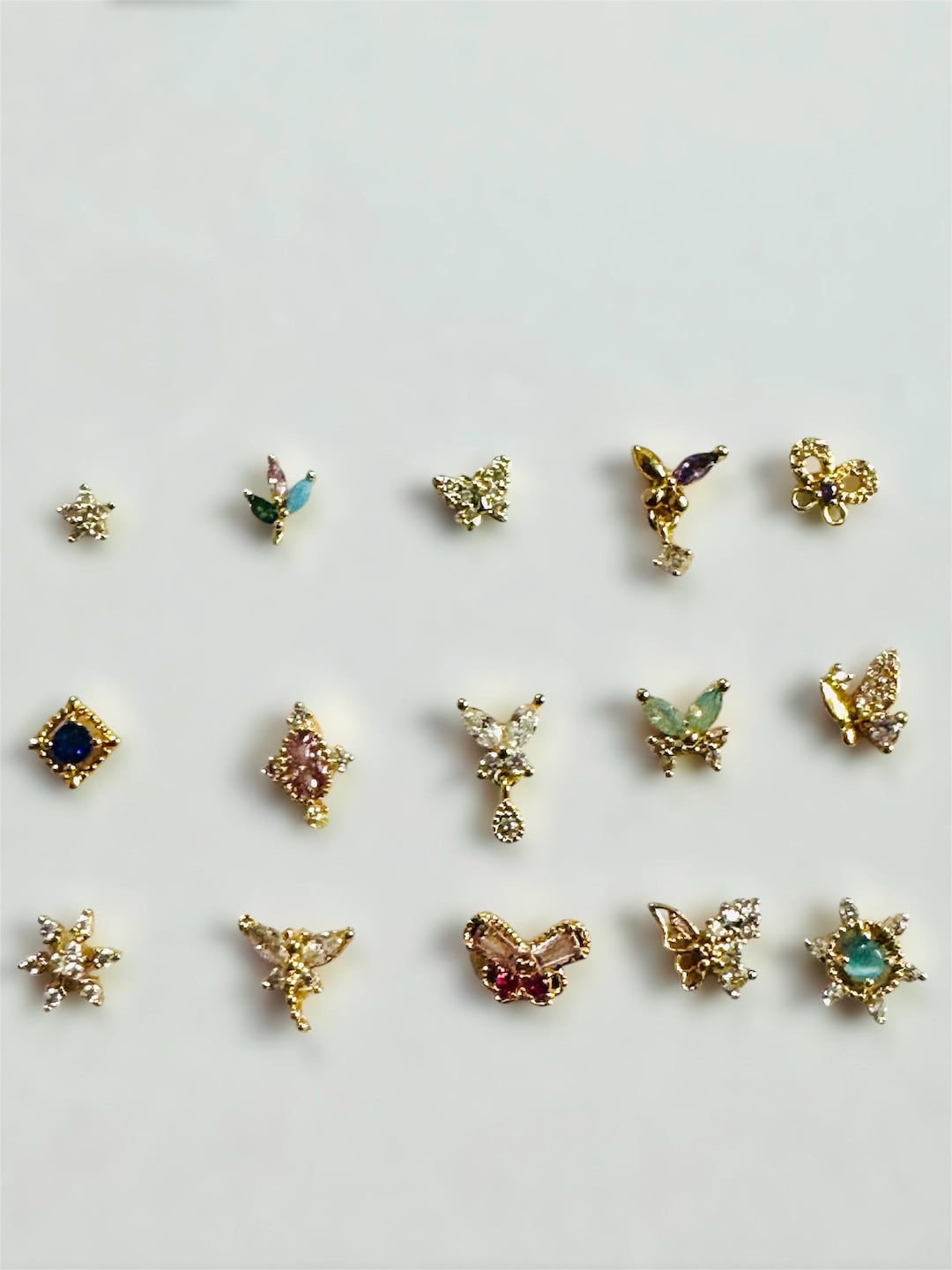 Nose Ring Studs | 20 Gauge L Rod | Gold Plated Stainless Steel - Etsy