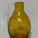 Vintage Handblown Amber Glass Jug With Handle - Etsy