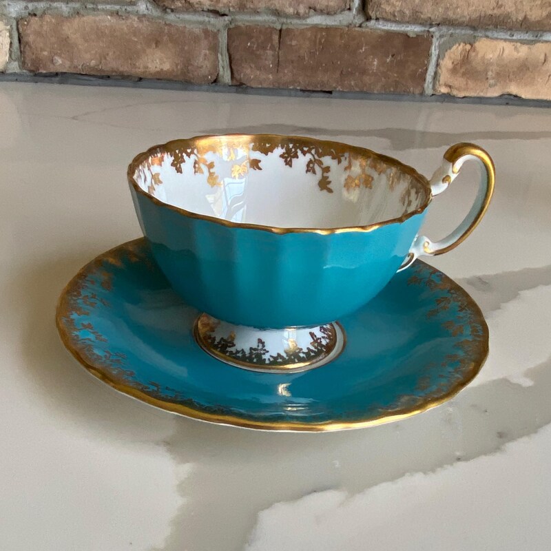 Turquoise Gold China - Etsy
