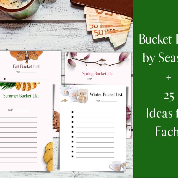 Bucket List - Etsy