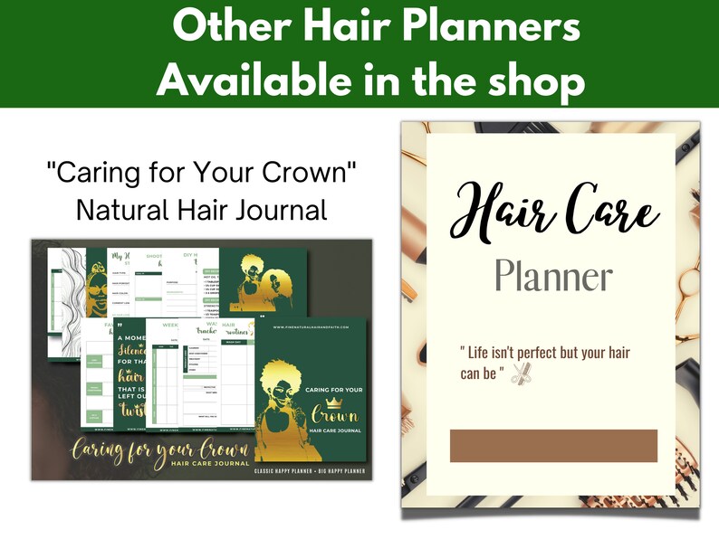 How to Take Care of Natural Hair - A Planner for Hair Growth and Hair ...