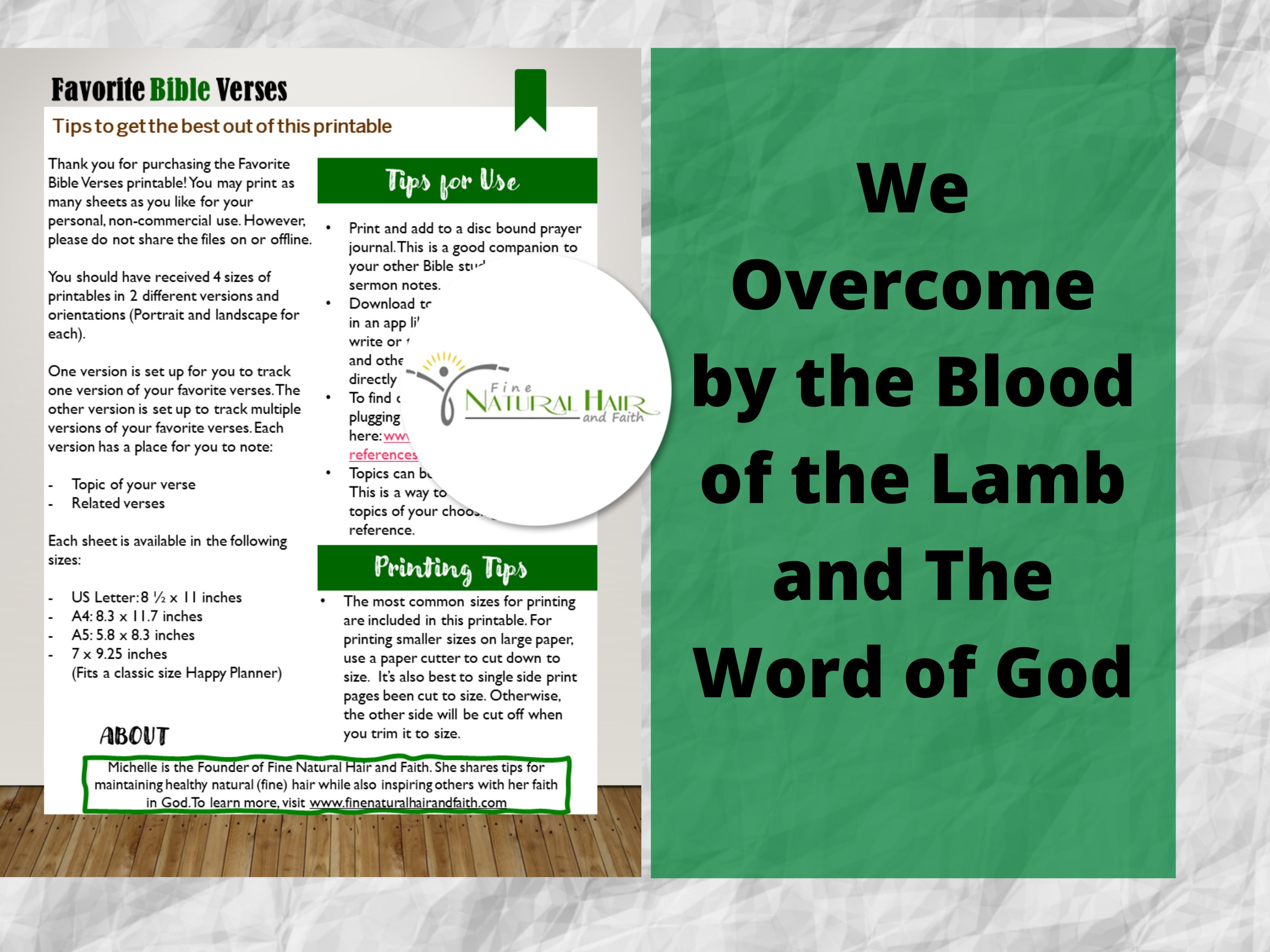 Bible Study Planner Printable, Scripture Reflections Journal, Bible ...