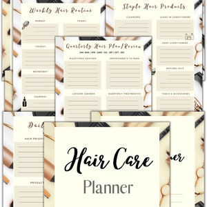 Hair Care Planner for Healthy Hair, Curly Hair Planner, Natural Hair ...