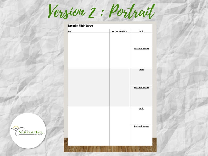 Bible Study Planner Printable, Scripture Reflections Journal, Bible ...