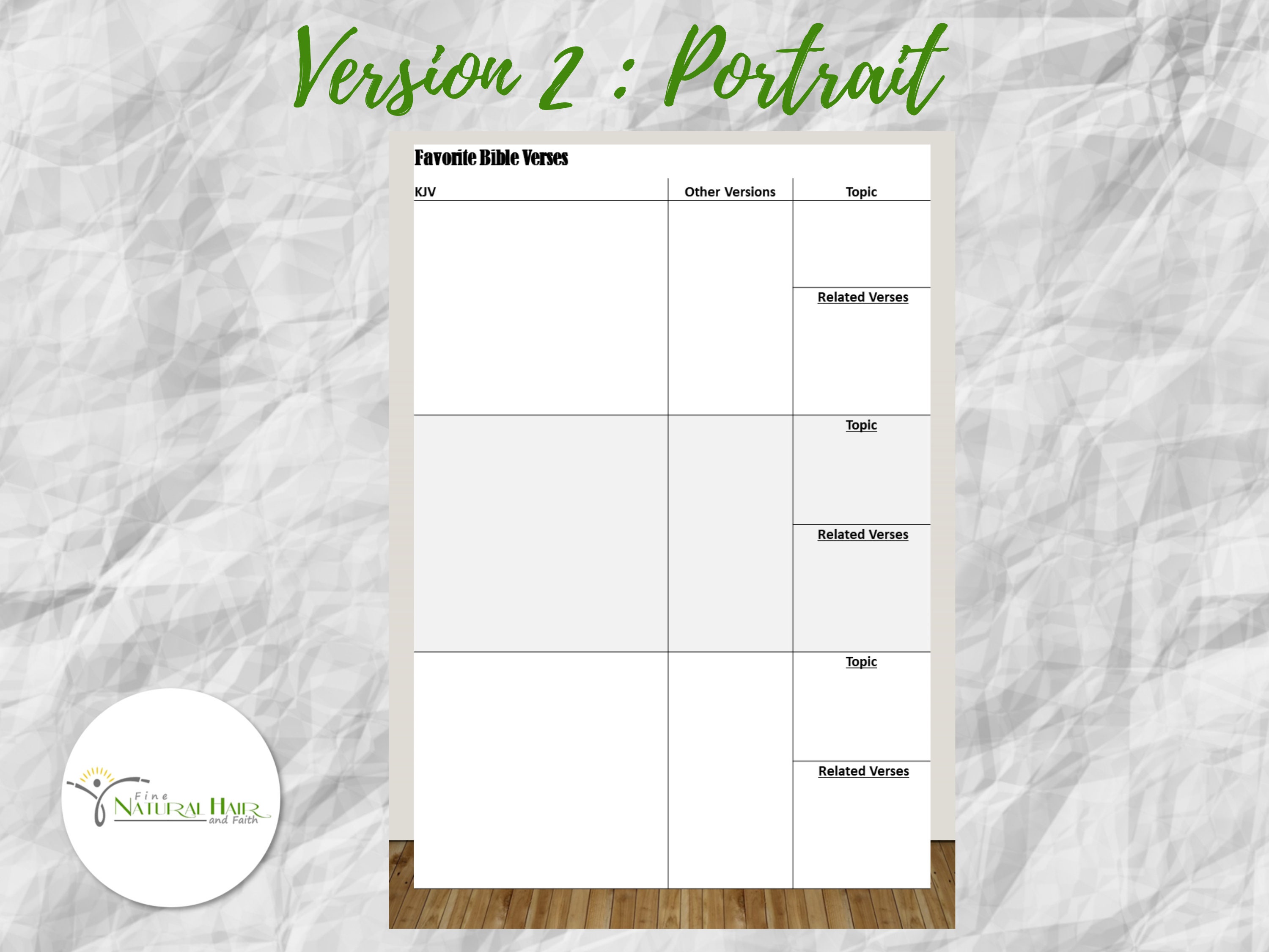 Bible Study Planner Printable, Scripture Reflections Journal, Bible ...
