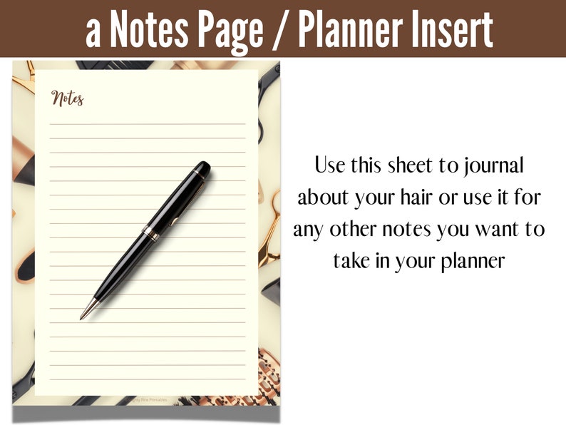 Hair Care Planner for Healthy Hair, Curly Hair Planner, Natural Hair ...