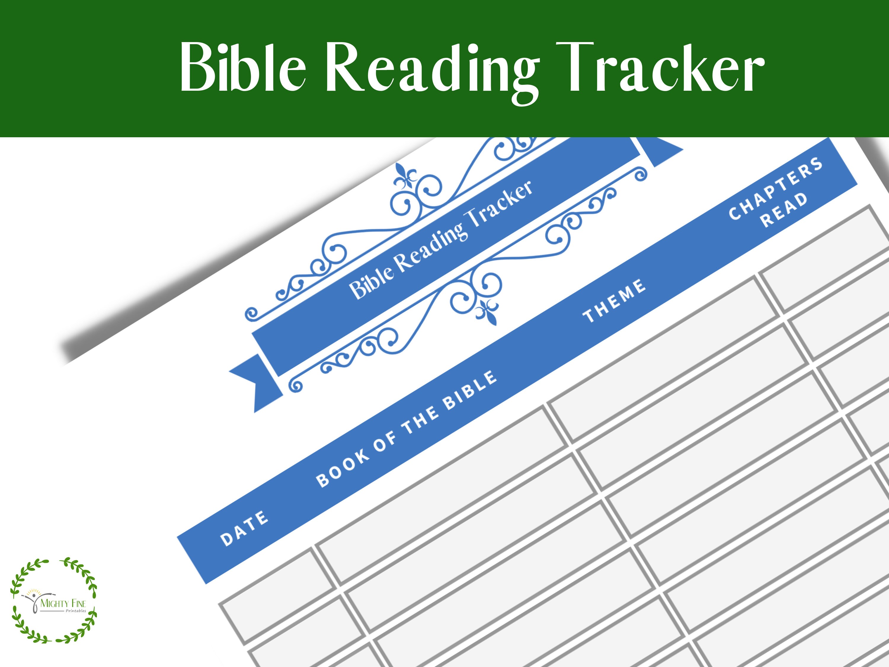 Scripture Reading Tracker With Bible Reading Plans: Bible Reading Log ...
