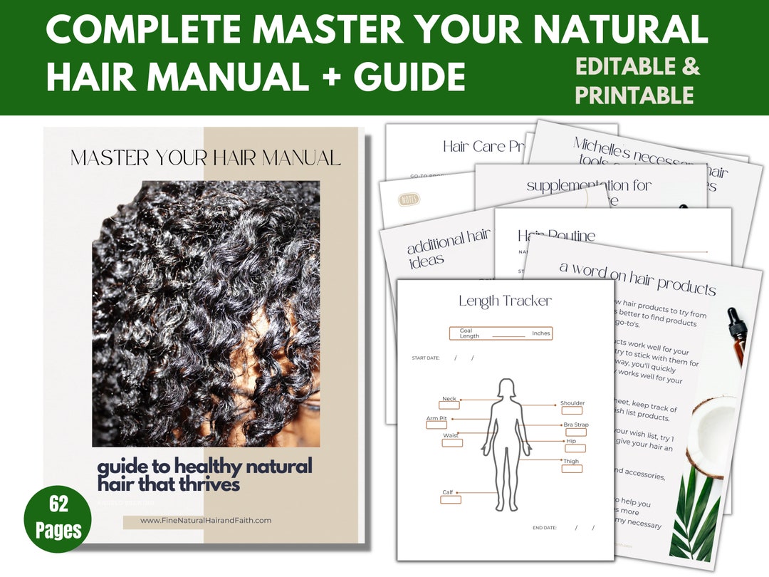 How to Take Care of Natural Hair - A Planner for Hair Growth and Hair ...