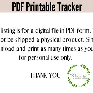 Monthly Success Tracker Printable, Goal Tracker Monthly Template - Etsy ...