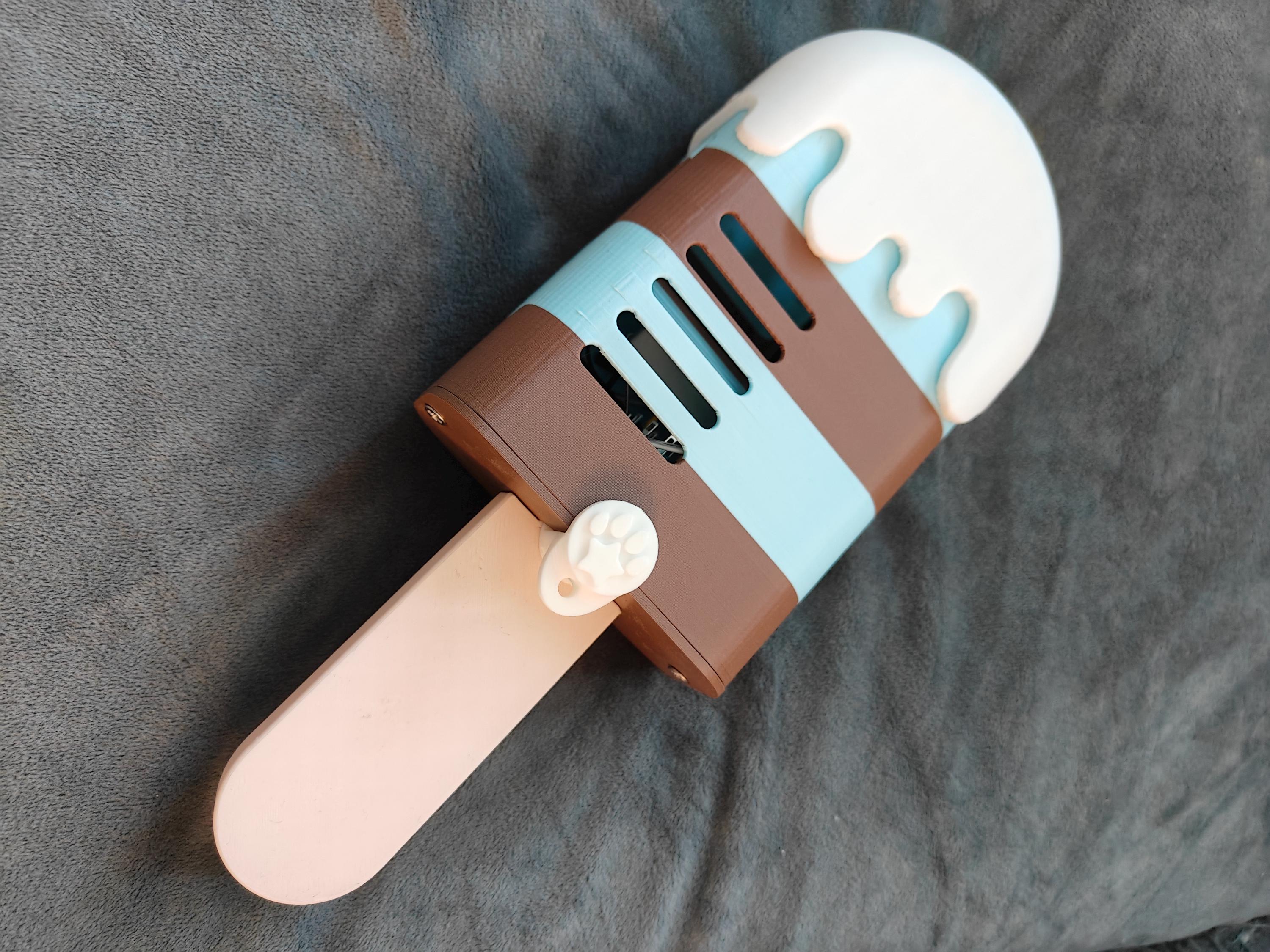 Custom Ice Cream Popsicle Fan & Phone Charger - Great for Cosplay, Fursuit, Halloween Costume - Etsy