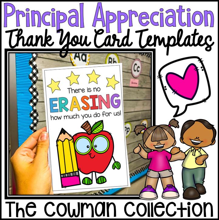 Principal or Assistant Principal Appreciation Day Cards- Printable ...