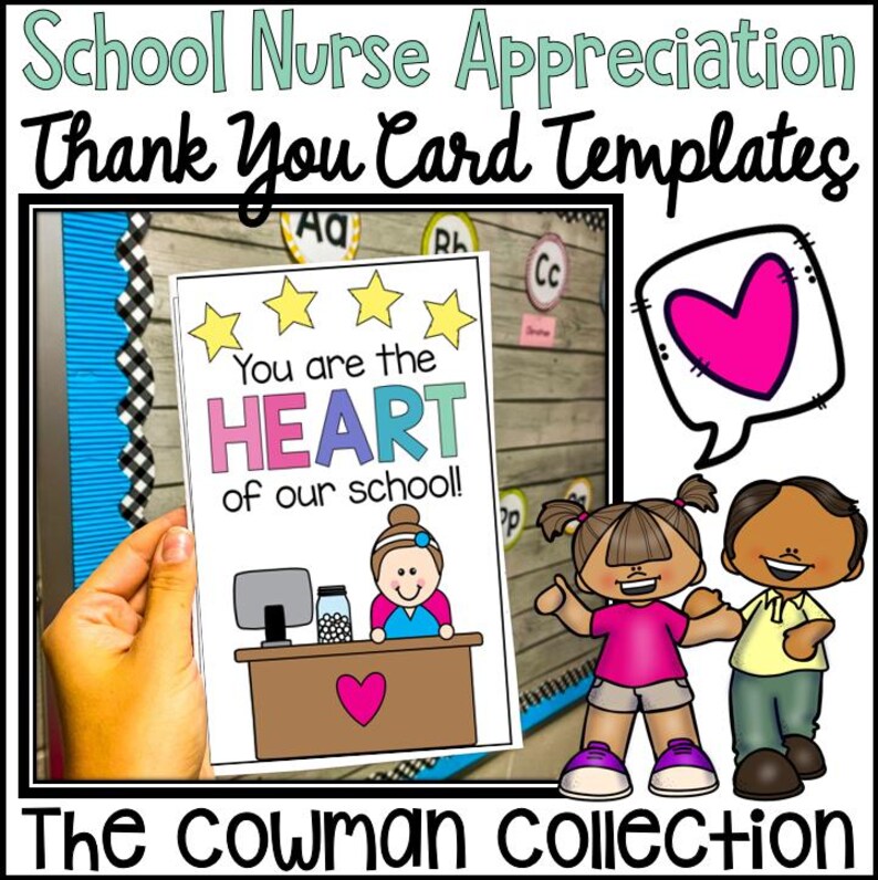 Nurse Appreciation Day Cards- Printable- School Nurse Thank You ...