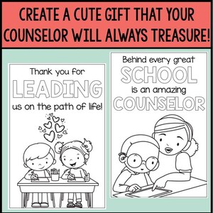 Counselor Appreciation Day Cards- Printable- School Counselors Thank ...
