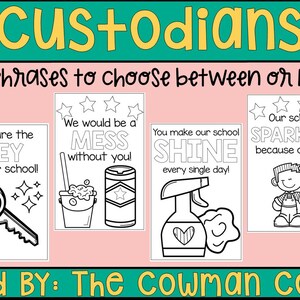 Staff Appreciation Cards- Thank You- Community Helpers- Principal ...