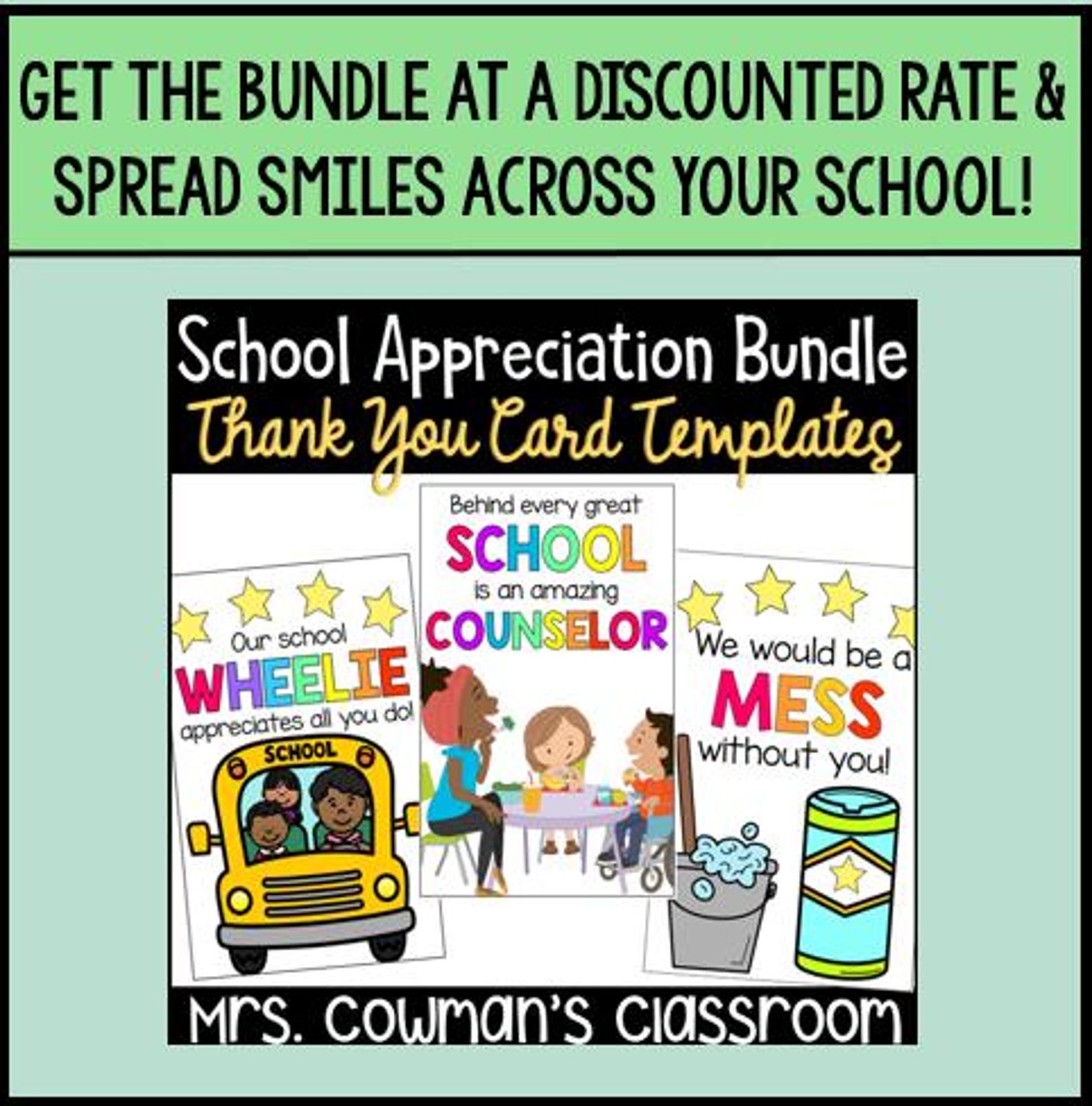 Counselor Appreciation Day Cards- Printable- School Counselors Thank ...
