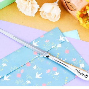 Personalized Name Mail Letter Opener Custom Engraved Father's Day Gifts ...