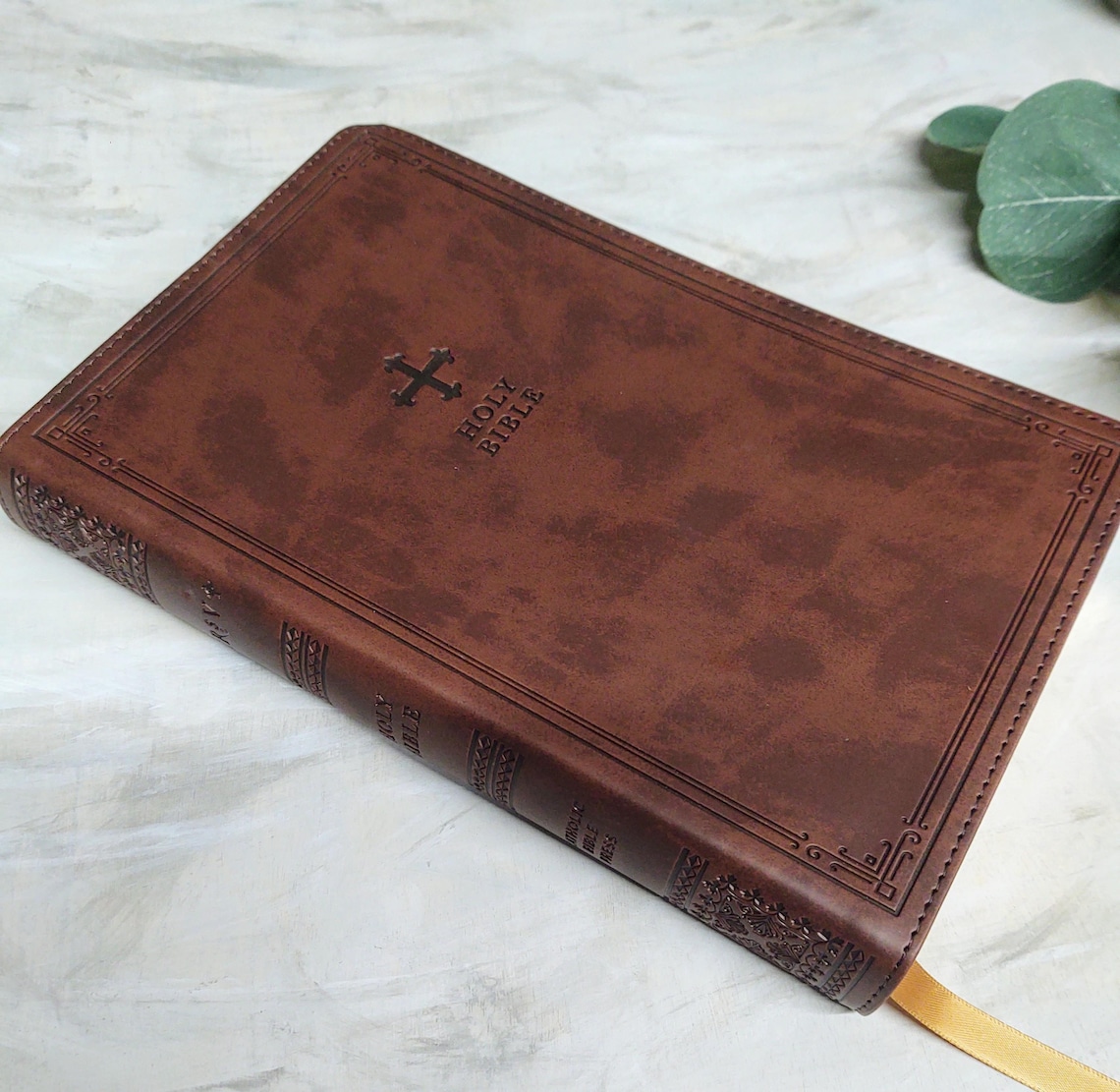 Personalized Name Date NRSV Catholic Edition HOLY BIBLE Custom Engraved ...