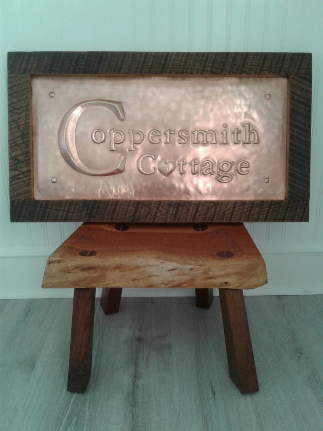 Copper 7th Wedding Anniversary Gift Copper Sign - Etsy