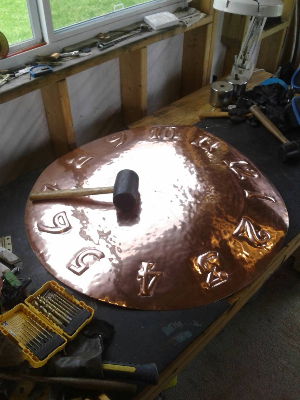 Copper Clock Face | Etsy