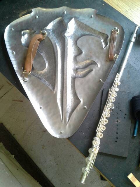 Sword Shield With Custom Logo Steel 11th Wedding Anniversary - Etsy