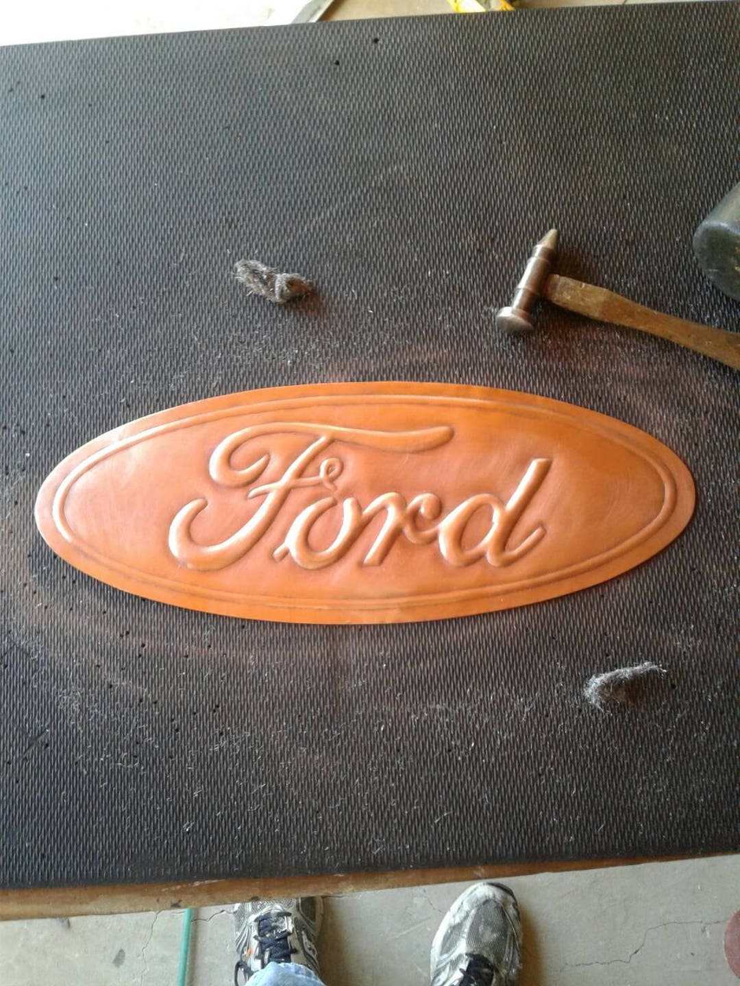 Custom Hammered Copper Sign - Etsy