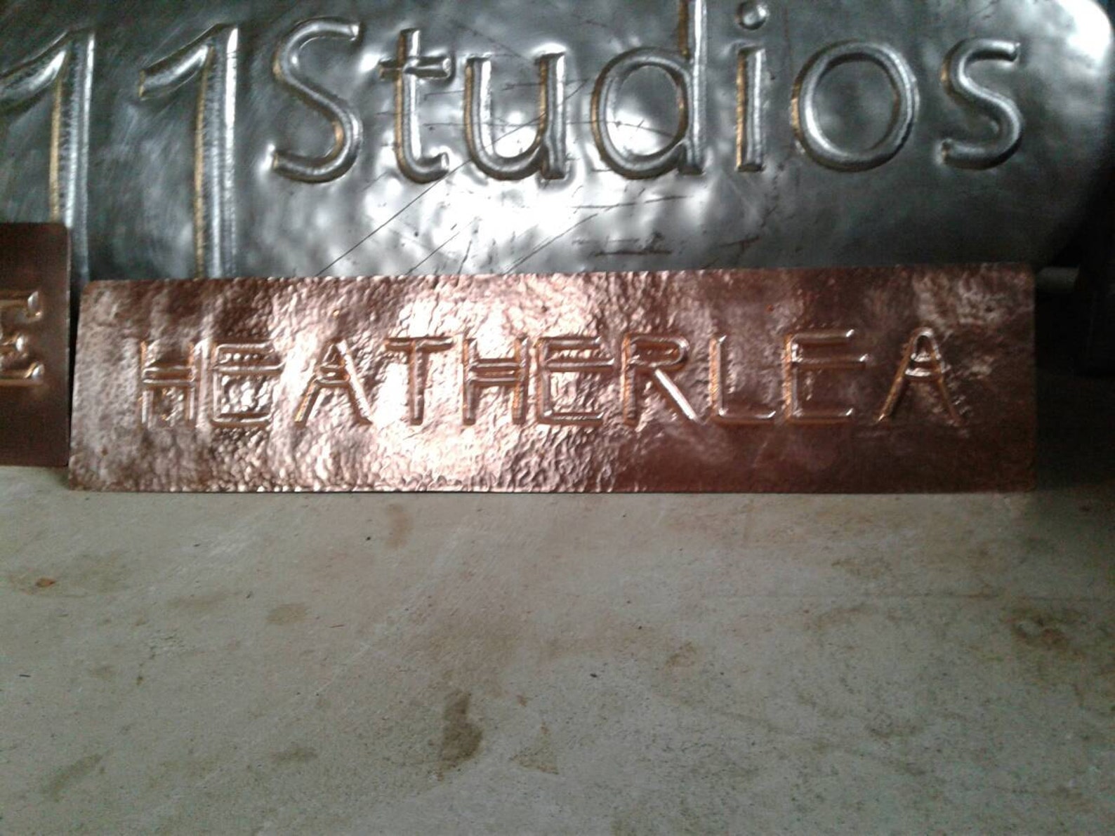 Copper House Sign Address Plaque | Etsy