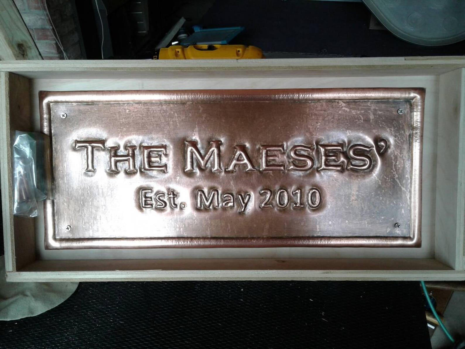 Hammered Copper Wedding Gift - Etsy