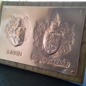 Copper Family Crest - Etsy