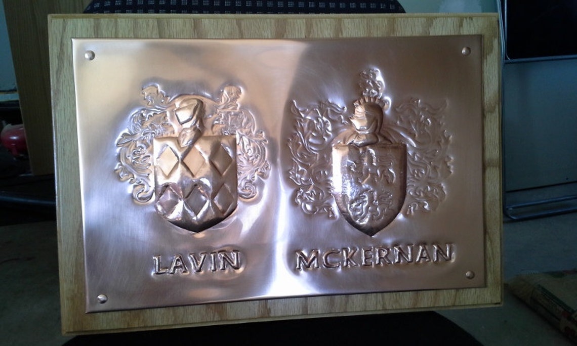 Copper Family Crest - Etsy