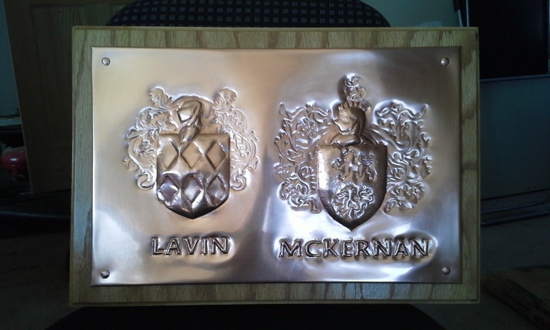 Copper Family Crest - Etsy