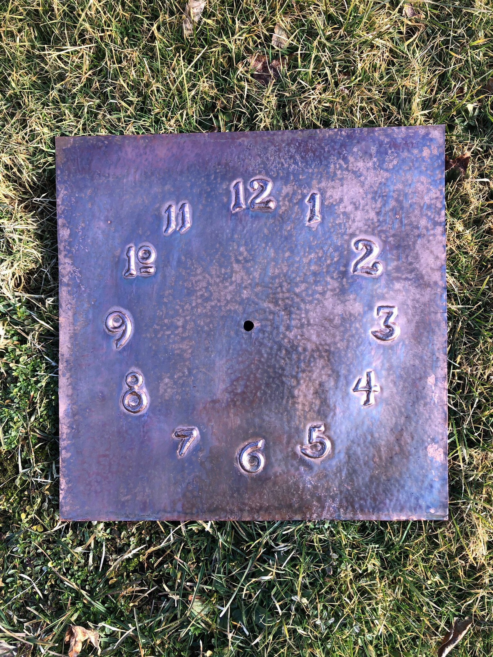 Copper Clock Face - Etsy