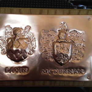 Copper Family Crest - Etsy