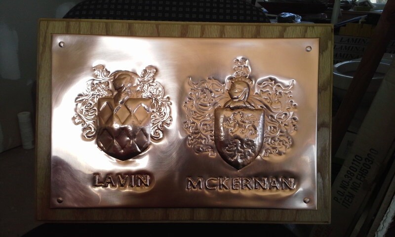 Copper Family Crest - Etsy