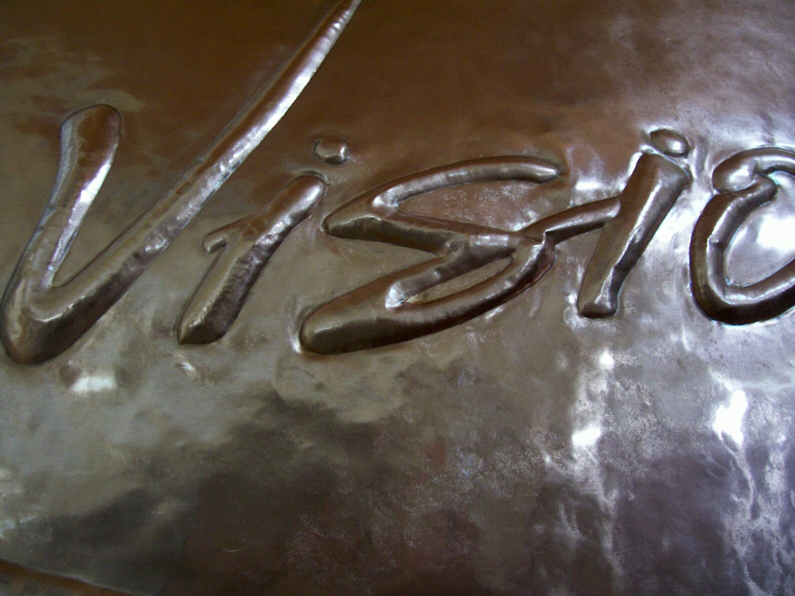 Custom Hammered Copper Sign - Etsy