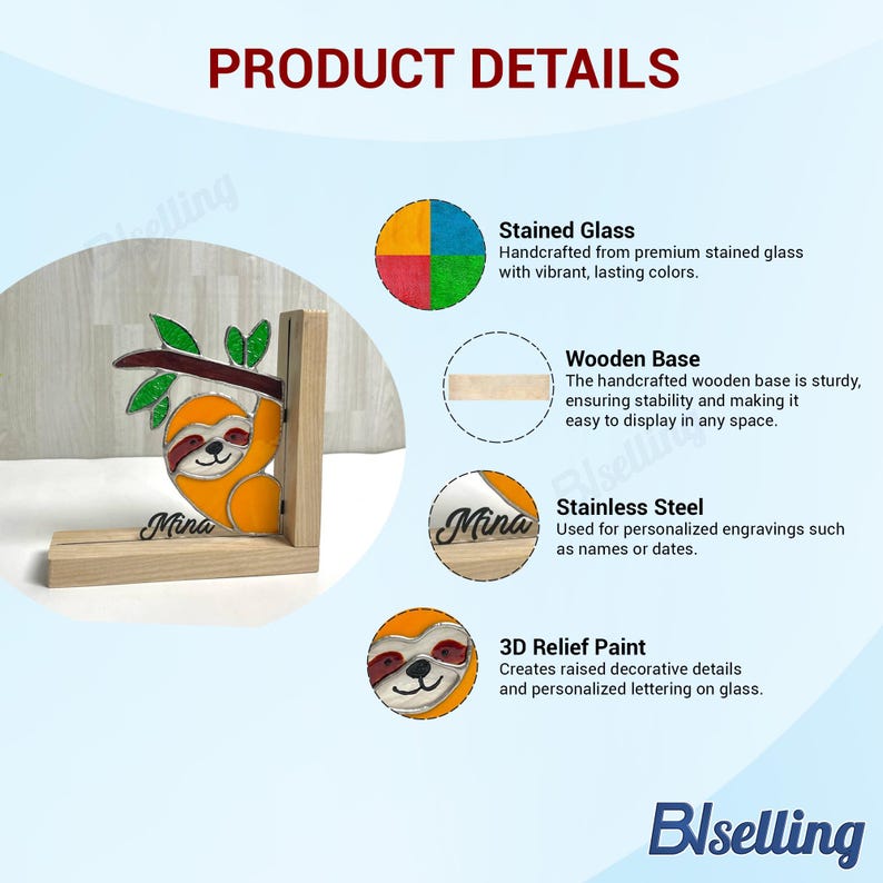 Personalized Music Lover Stained Glass Bookends, Custom Name Handmade ...