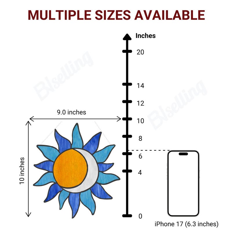Personalized Sun Moon and Stars Stained Glass Suncatcher, Custom Name ...