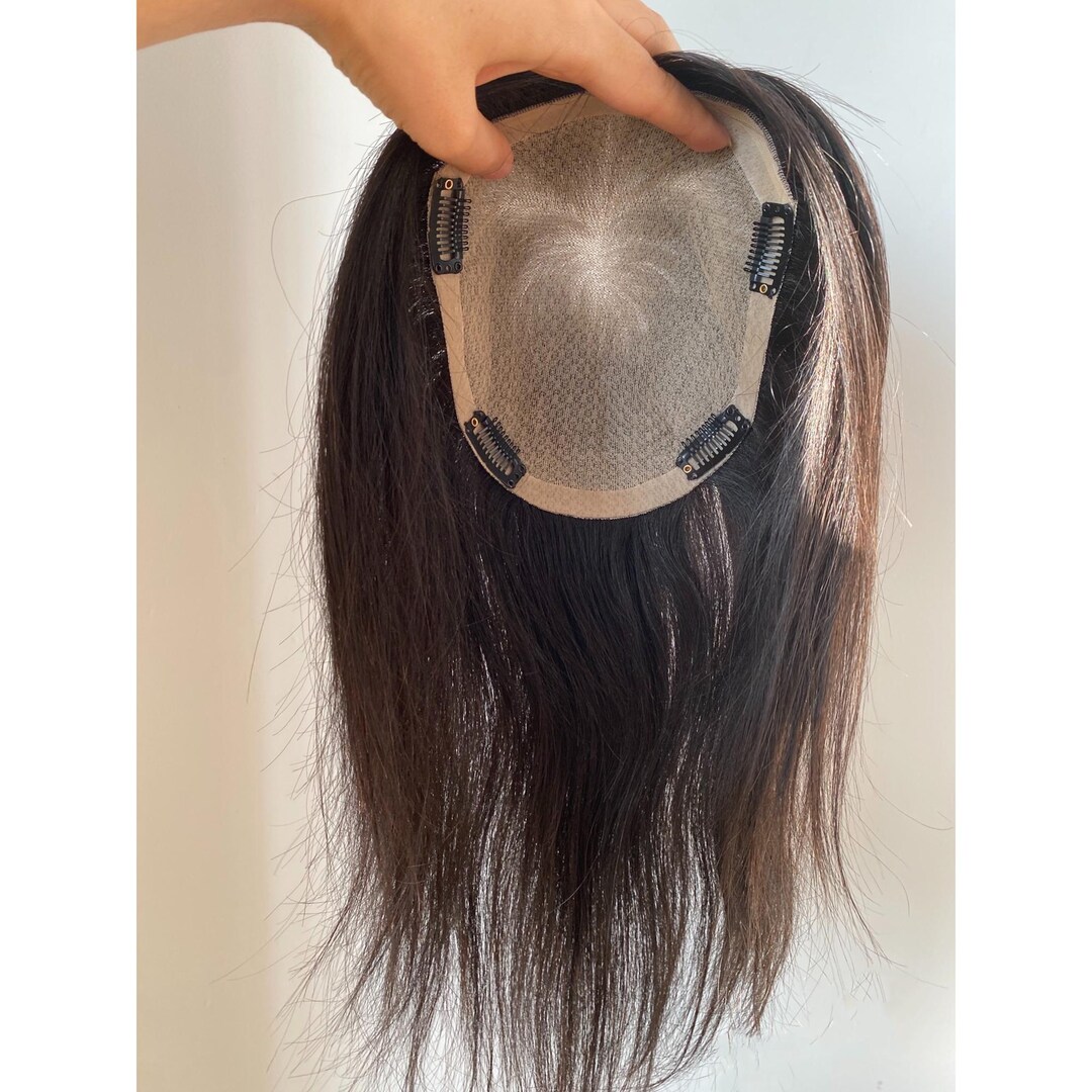 Women's Long Wig,wig to Cover White Hair on the Top of the Head, Wig ...