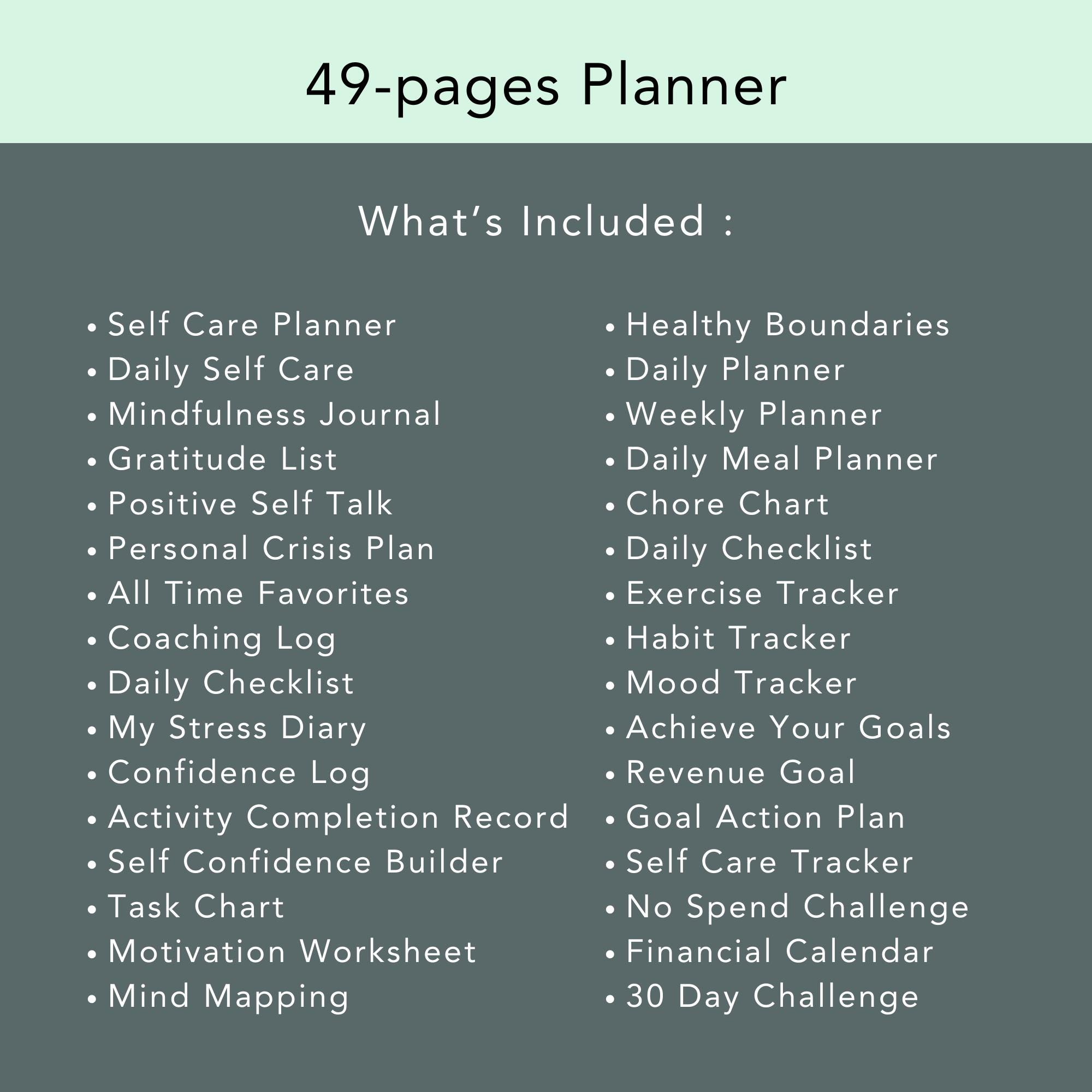 2025 Self Help Planner, Self Care Planner , Gratitude Journal, Self ...