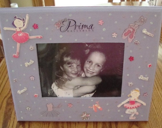 Dance Picture Frame "prima Ballerina" Lilac Ballet Embellished Frame - Etsy