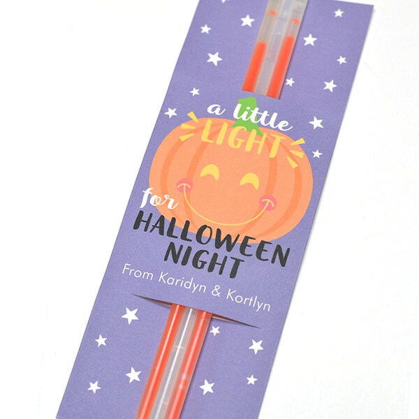 Halloween Glow Stick Holder - Etsy