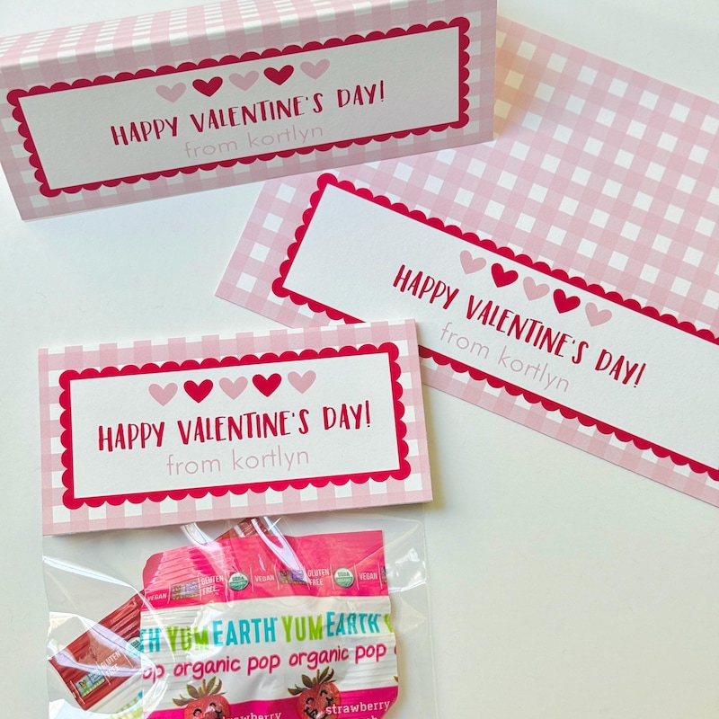 Heart Print Treat Bags - Etsy