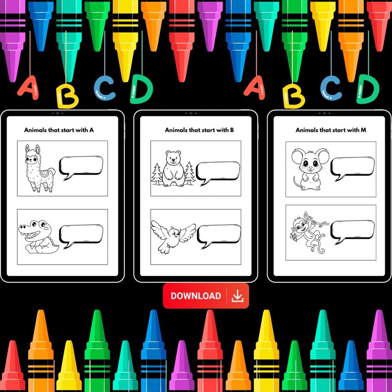 Writing Alphabets Pages | Printable Coloring Pages for Kids | Fun ...