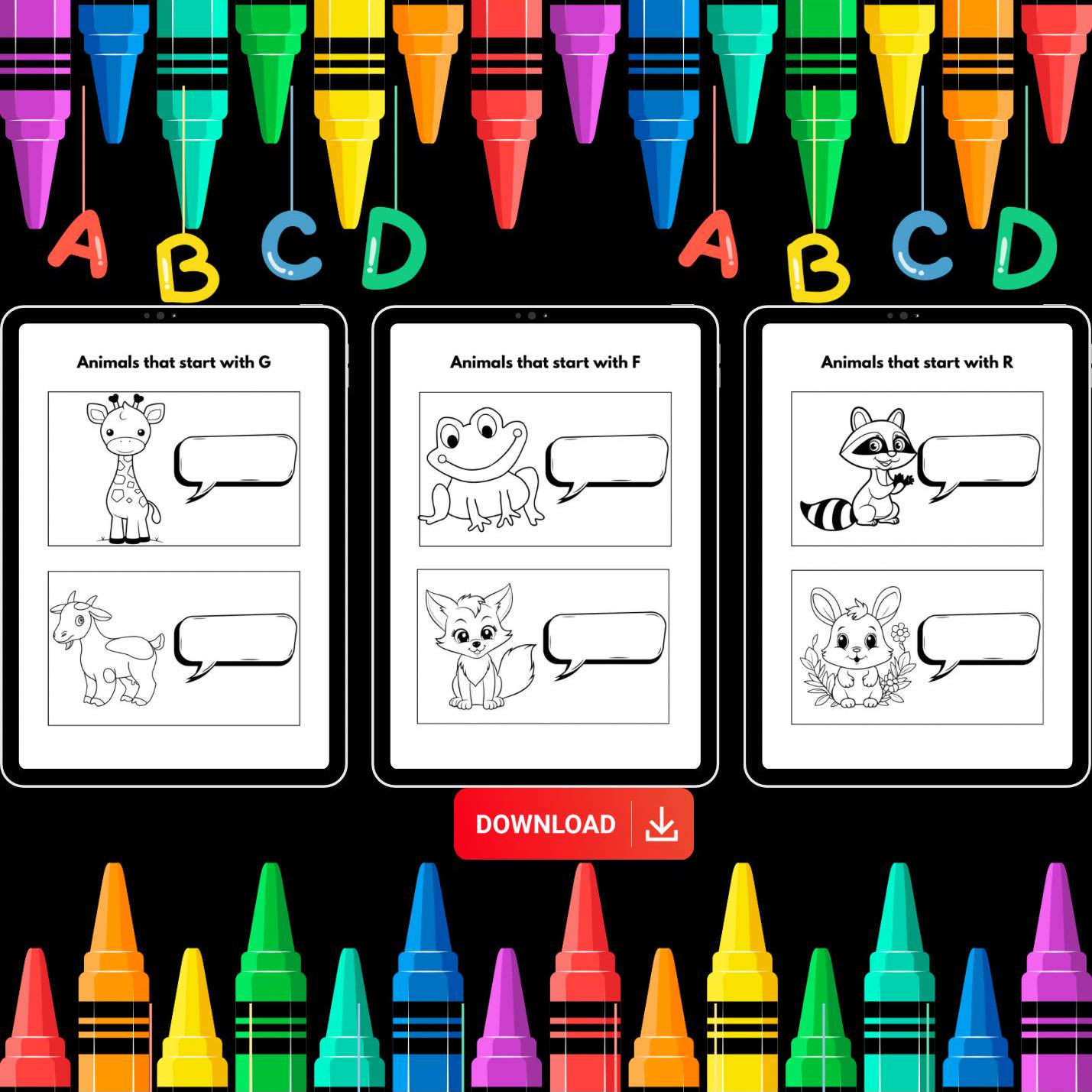 Writing Alphabets Pages | Printable Coloring Pages for Kids | Fun ...