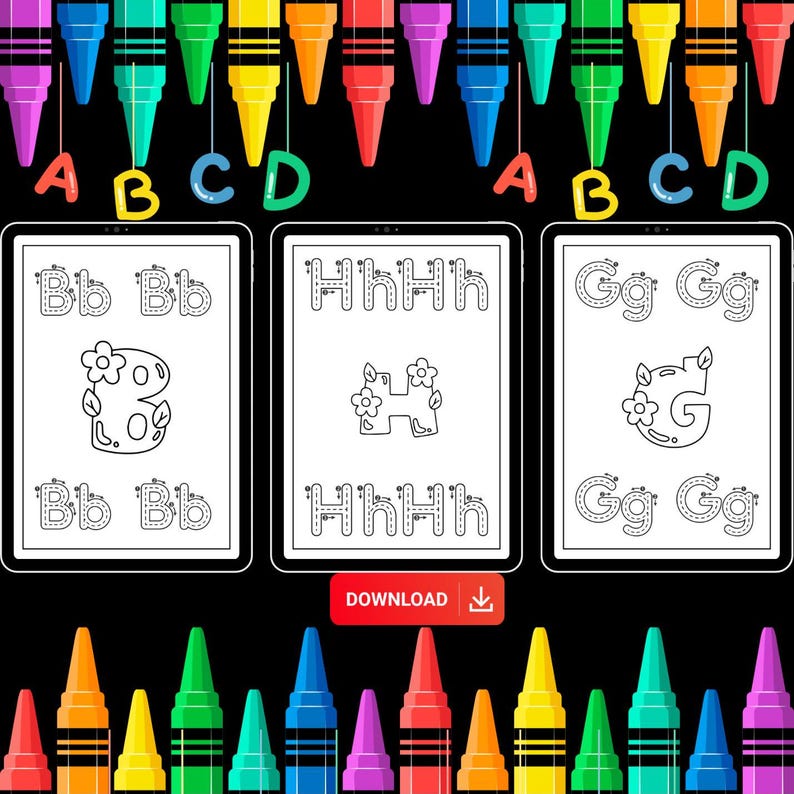 Kids Tracing Alphabet | Printable Coloring Pages for Kids | Fun ...