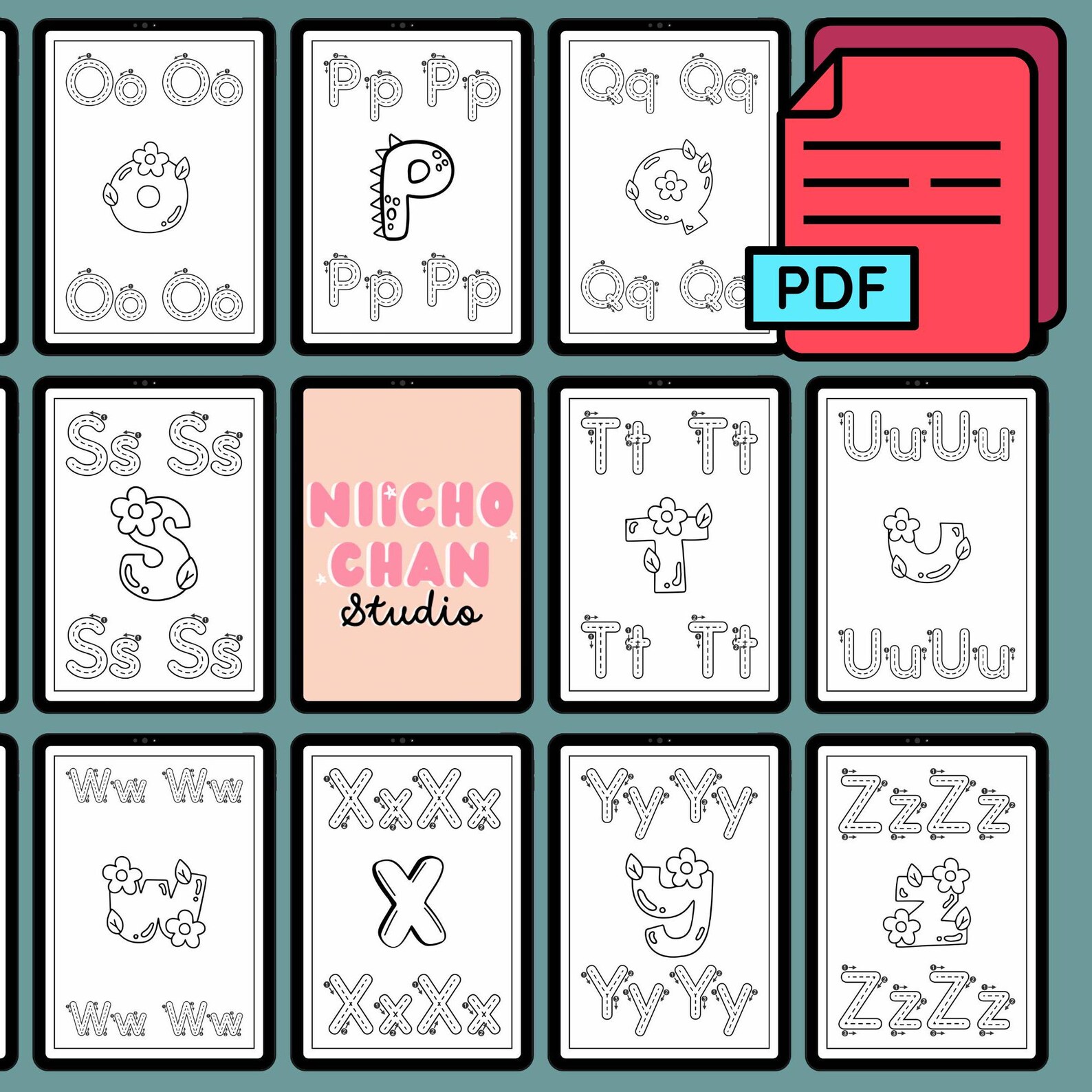Kids Tracing Alphabet | Printable Coloring Pages for Kids | Fun ...