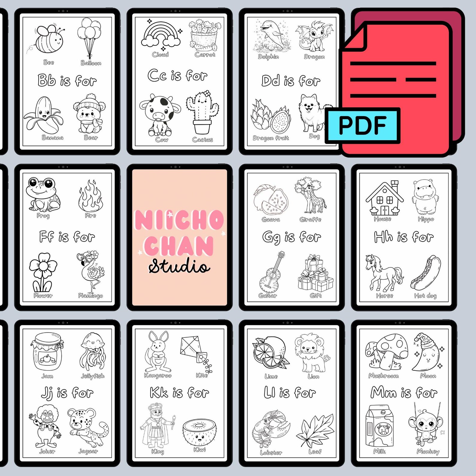 Kids Vocabulary Pages Printable Coloring Pages for Kids Fun Coloring ...