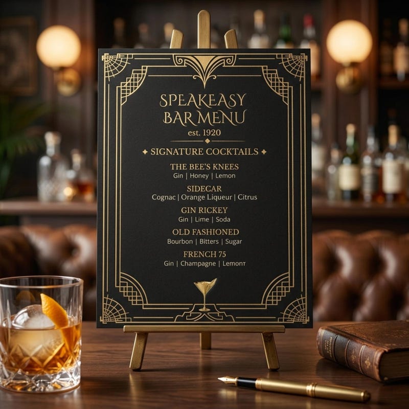 1920s Custom Signs - Etsy